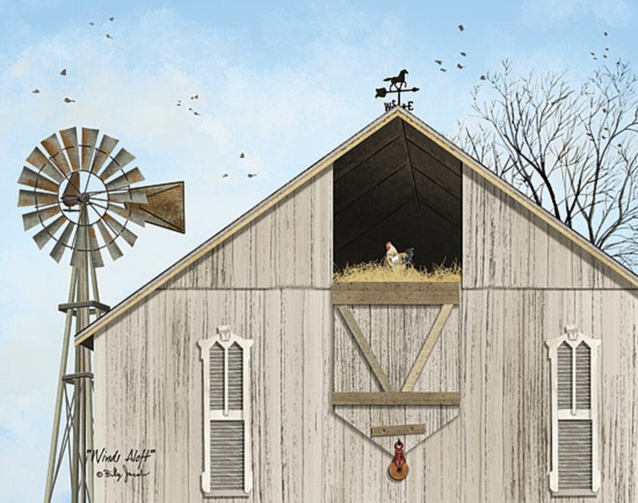 Winds Aloft (Barn)- Brown Stain Frame | Allen's Amish Shoppe